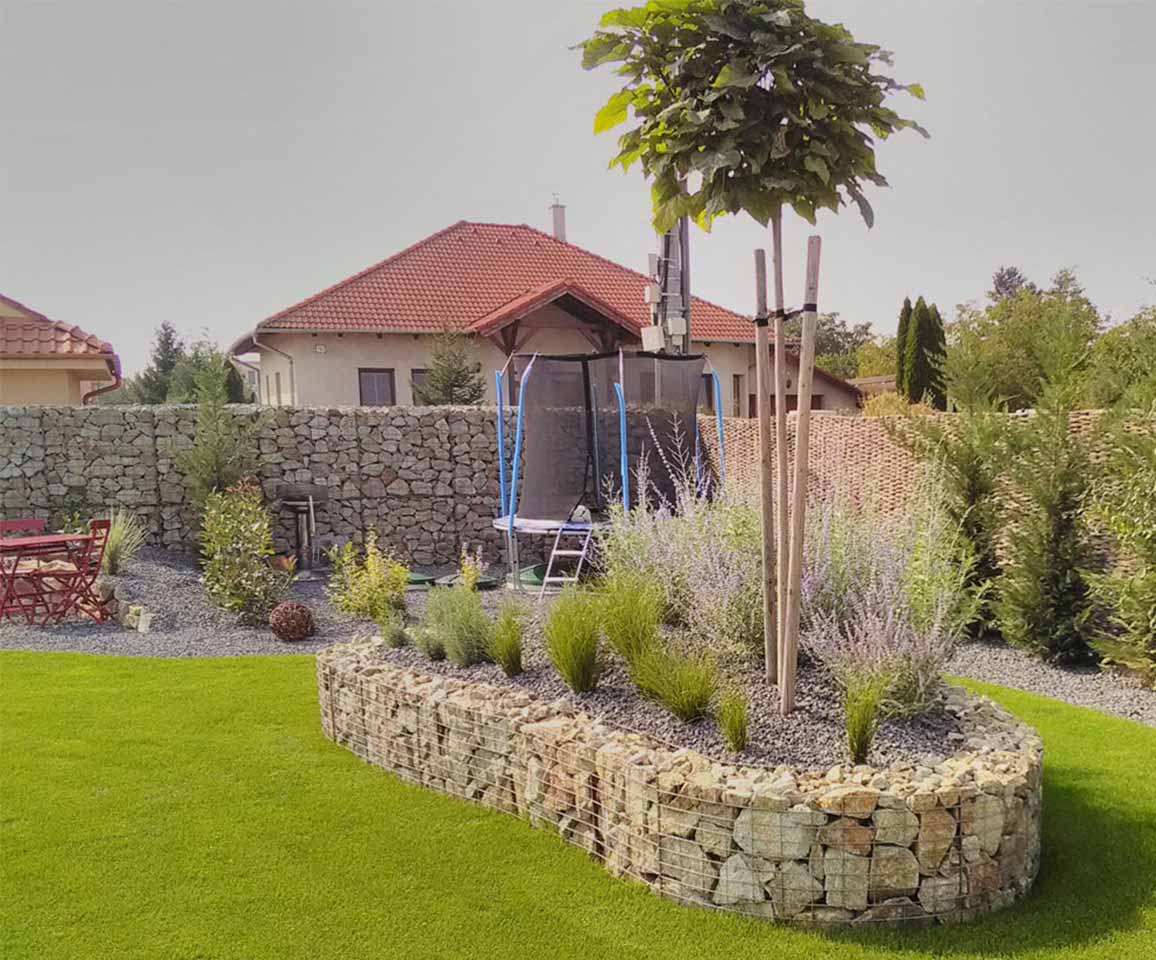 Kerítések gabion kosarakból | GabionokLemon.hu